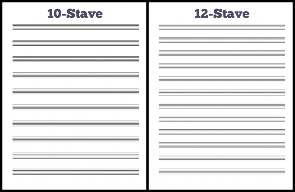 Staff Paper - All About Music Theory.com